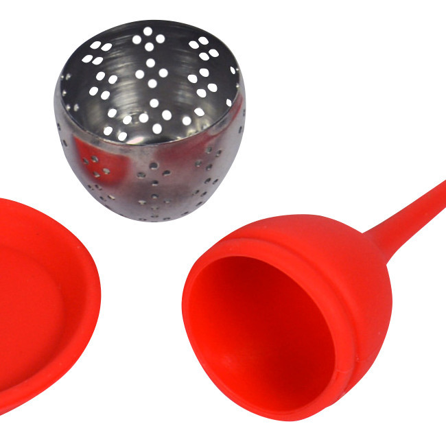 Thee-filter red heart | Losse thee drinken Tea4you